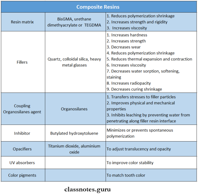 Restorative Resins Essay Question And Answers - Class Notes