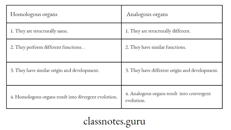 Class 10 Science Notes For Evolution And Adaptation - Class Notes