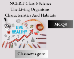 NCERT Class 6 Science Chapter 6 The Living Organisms Characteristics ...