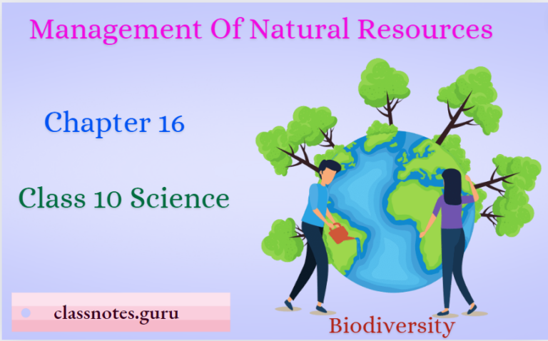 NCERT Solutions For Class 10 Science Chapter 16 Management Of Natural ...