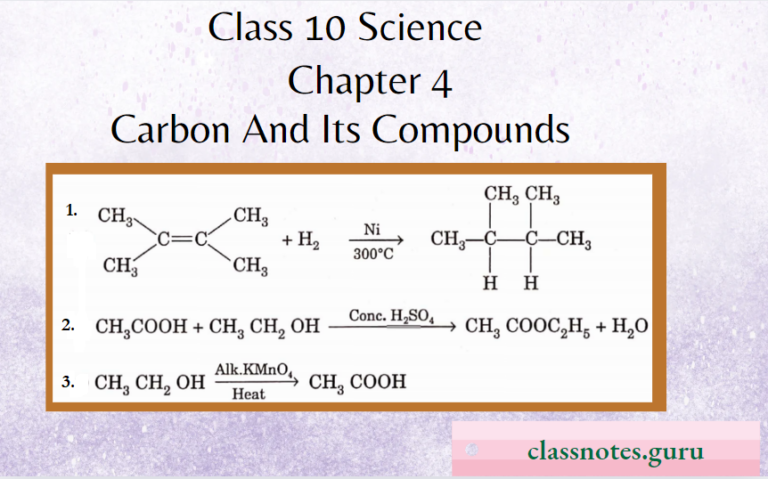 NCERT Solutions For Class 10 Science Chapter 4 Carbon And Its Compounds ...