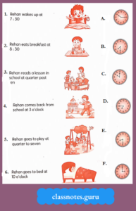 NCERT Class 3 Maths Mela Chapter 13 Question Answer Time Goes On ...