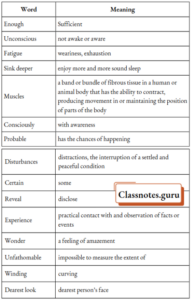 NCERT Class 6 English Chapter 6 The Wonder Called Sleep Question And ...