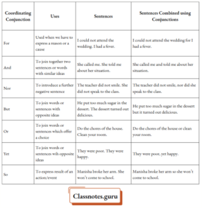 Conjunction Exercise for Class 6 With Answers NCERT – English Grammar ...
